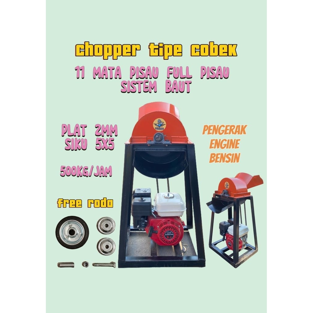 Jual mesin chopper rumput tipe cobek fullset | Shopee Indonesia