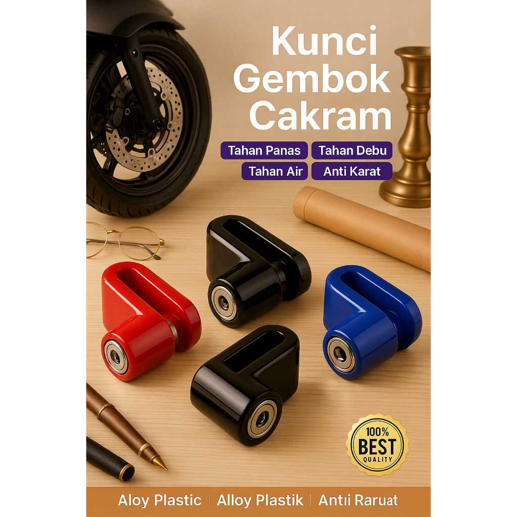 Jual Original Gembok Sepeda Motor Cakram MOTOLOCK Disk Brake Lock ...