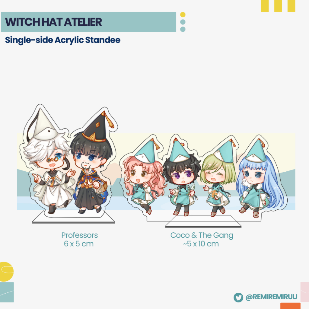 Jual Witch Hat Atelier - Acrylic Standee (OruFrey / Coco & gang ...