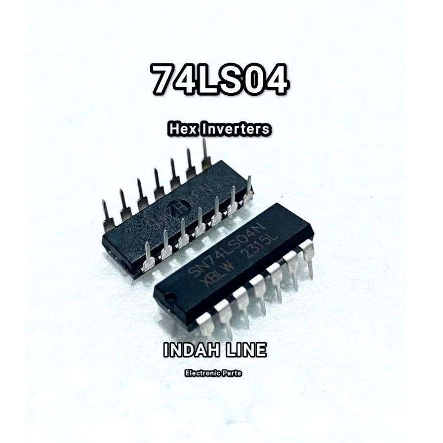 Jual IC TTL 74LS04 SN74LS04N SN74LS04 HD74LS04P Dip 14pin | Shopee Indonesia