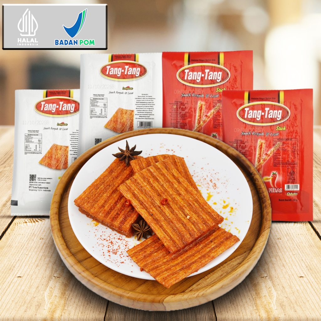 Jual COD Cemilan Tang Tang HALAL BPOM Snack Soy Juicy Bar & Twist Halal ...