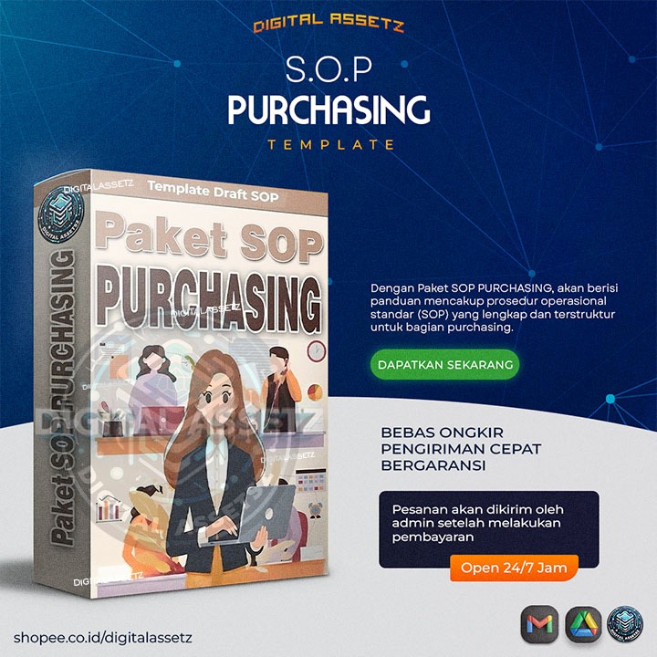 Jual Paket SOP PURCHASING - Alur Kerja Bagian Purchasing Pembelian Perusahaan - Prosedur ...
