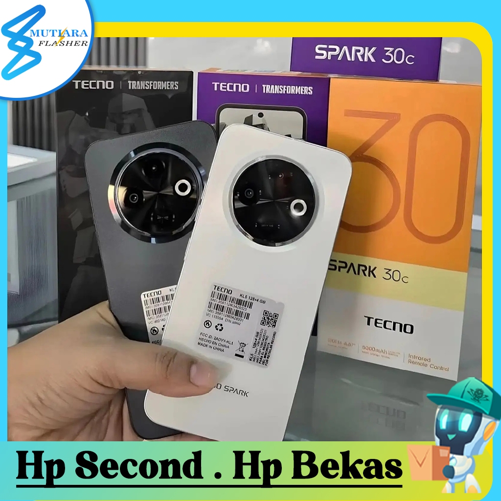 Jual Tecno Spark 30c Ram 6GB Rom 128GB Second Original | Shopee Indonesia