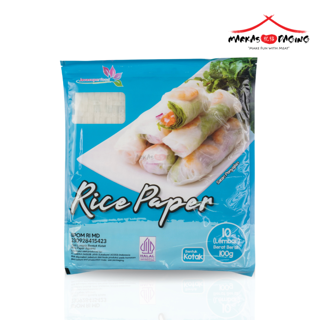 Jual Rice Paper / Kulit Lumpia Vietnam BANH TRANG 100g - KOTAK ...