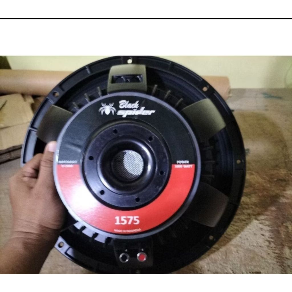 Jual speaker black spider 1575 15inch speaker low subwoofer coating ...