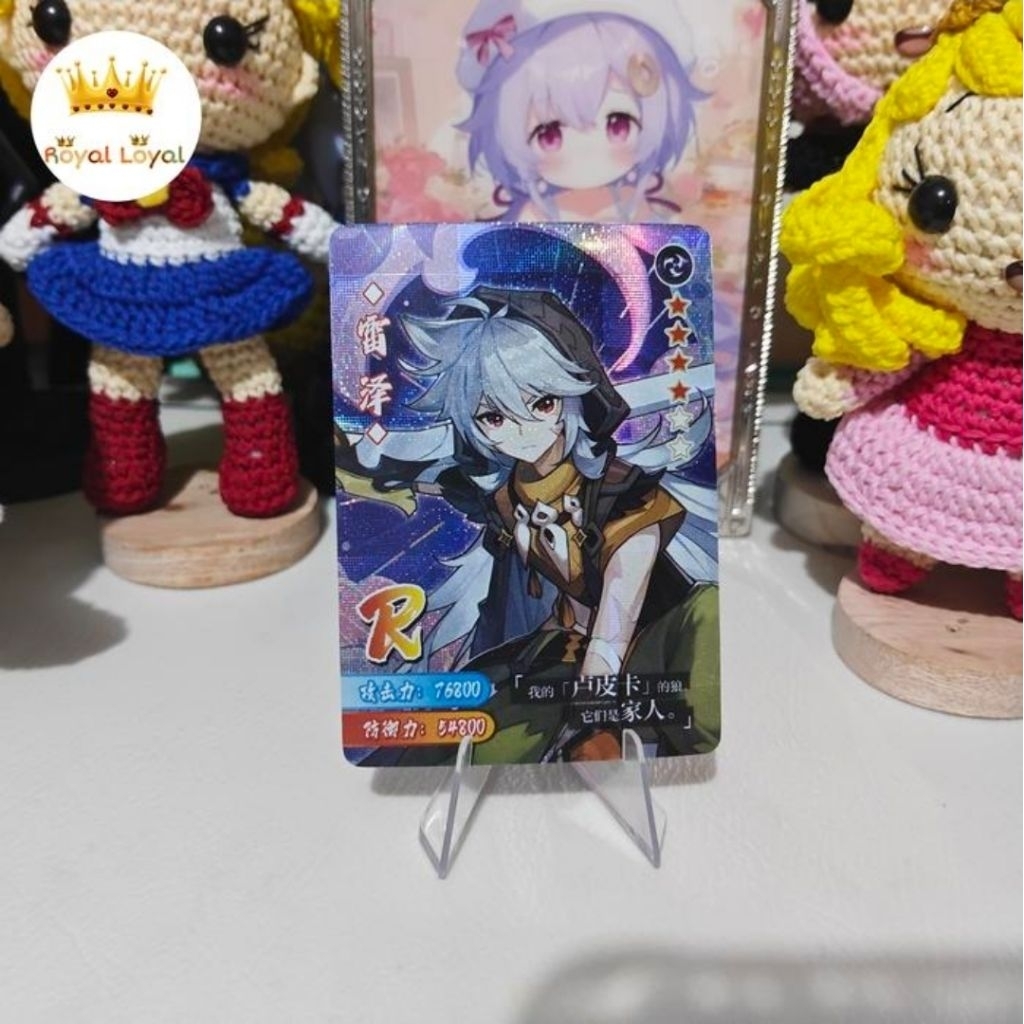 Jual Razor Kartu Collection CCG TCG Genshin Impact Holo Glitter R Card ...