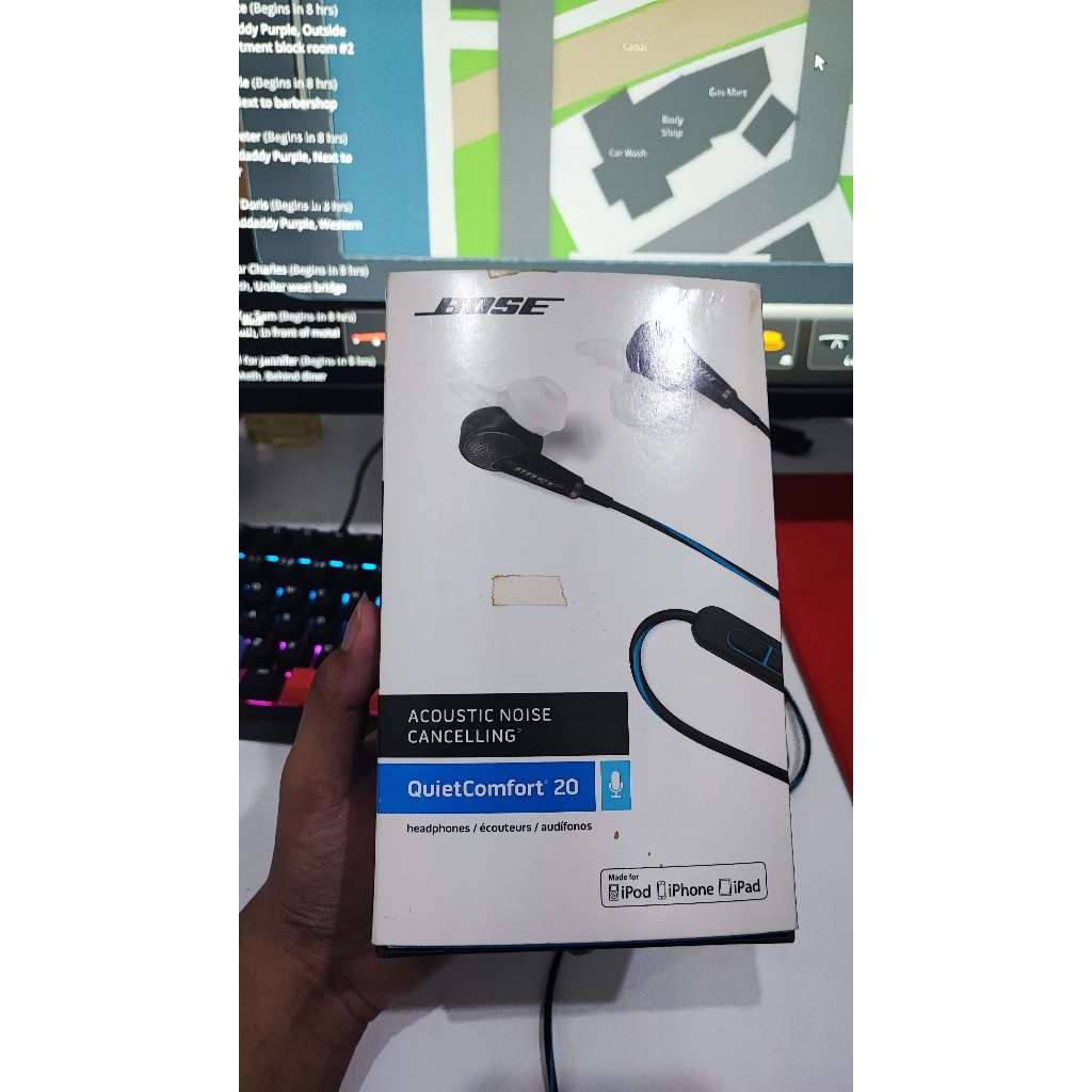 Jual bose qc20 Bose Quietcomfort 20 not fiio simgot moondrop kz epz tin ...