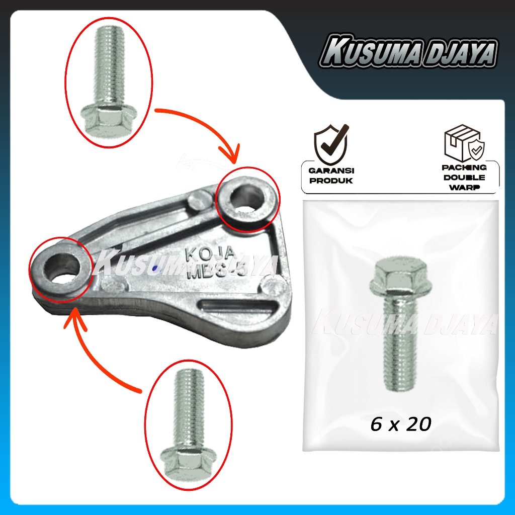 Jual BAUD BAUT 6X20 TUTUP SARINGAN FILTER OLI BEAT DELUXE GENIO SCOOPY ...