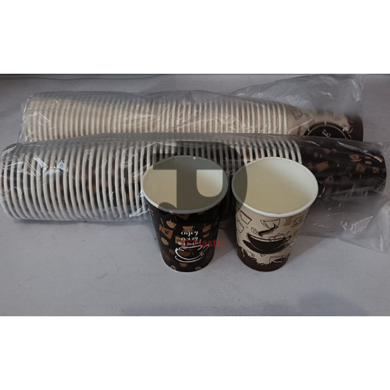 Jual Paper Hot cup 8 Oz Motif 240 mL | Shopee Indonesia