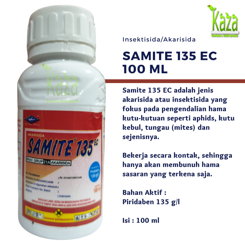 Jual Akarisida Samite 135 EC 100 ml - Insektisida Piridaben kutu kebul ...