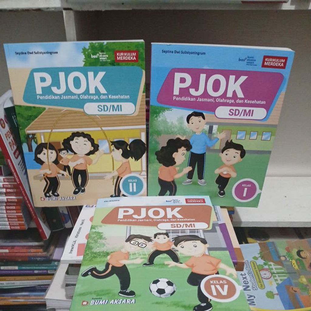 Jual Buku Paket Sekolah Kurikukum Merdeka PJOK Untuk SD/MI Kelas 1 2 3 ...