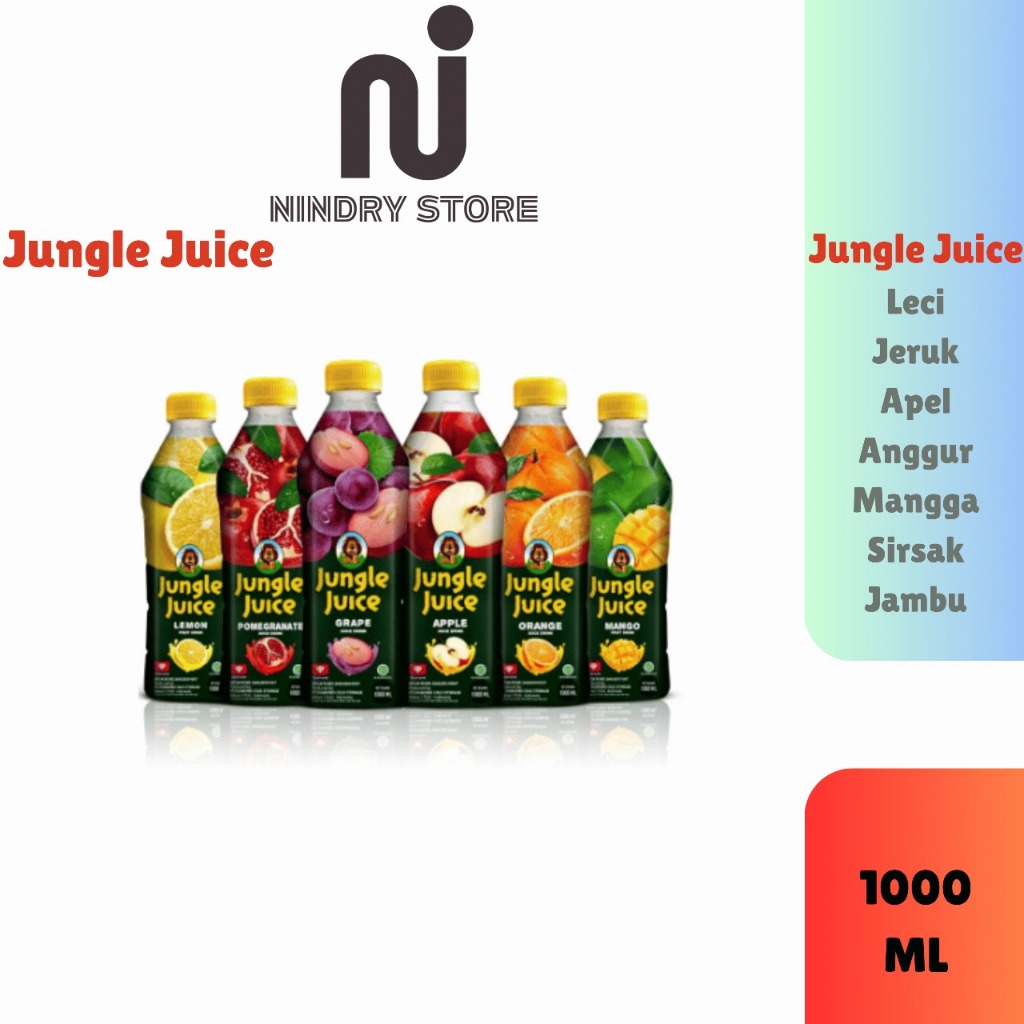 Jual Jungle Juice 1L – Minuman Buah Segar | Mangga, Anggur, Leci, Apel ...