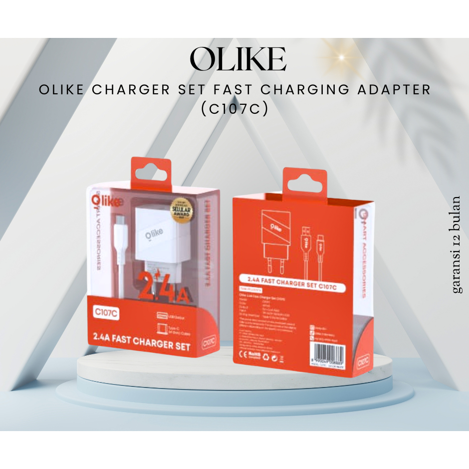 Jual OLIKE CHARGER SET FAST CHARGING ADAPTER (C107C) | Shopee Indonesia