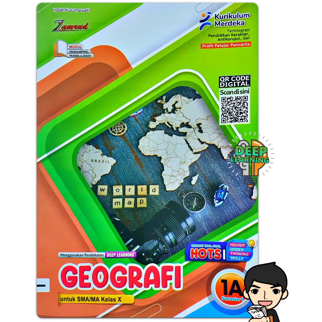 Jual LKS GEOGRAFI SMA KELAS X 10 SEMESTER 1 2025-2026 Deep Learning KURIKULUM MERDEKA | Zamrud ...