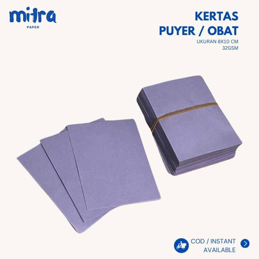 Jual Kertas puyer obat warna abu/putih ukuran 8x10cm , Greaseproof abu putih Foodgrade isi 1 pak ...