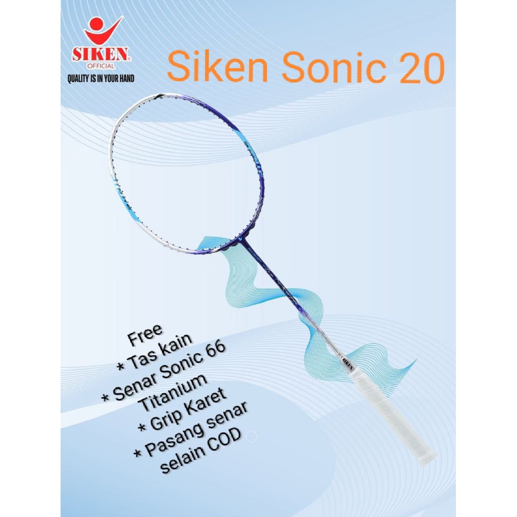 Jual Raket Siken Sonic 20 Original | Shopee Indonesia