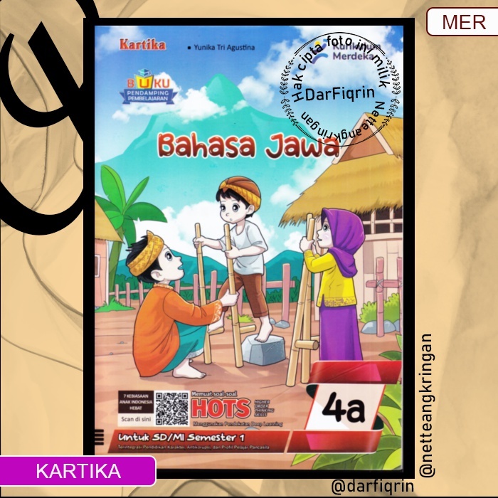 Jual LKS Bahasa Jawa Kelas 4 5 6 Semester 1 SD/MI KURMER Kurikulum Merdeka-Kartika-HOTS-Yunika ...