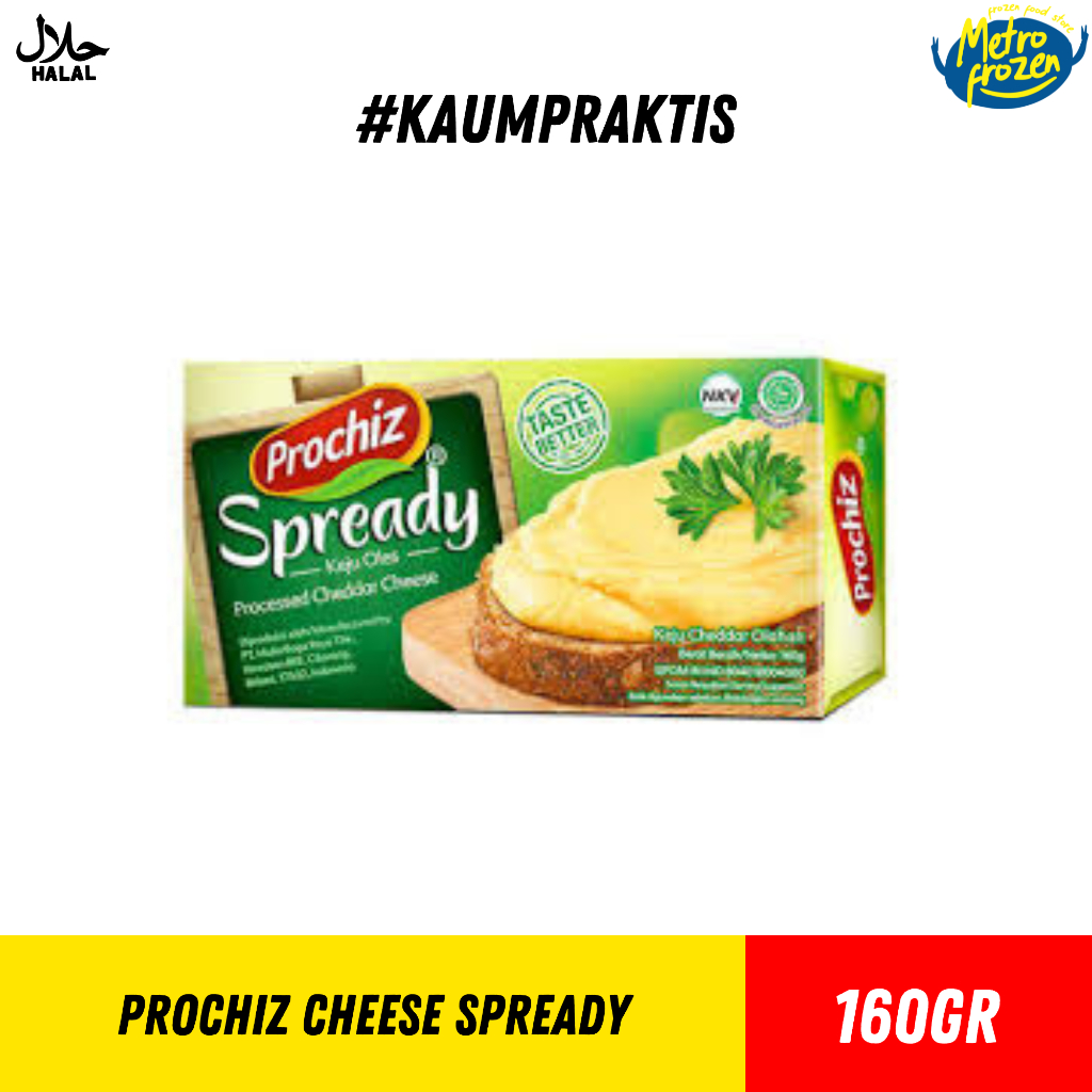 Jual PROCHIZ CHEESE SPREADY (Keju oles) 160gr | Shopee Indonesia