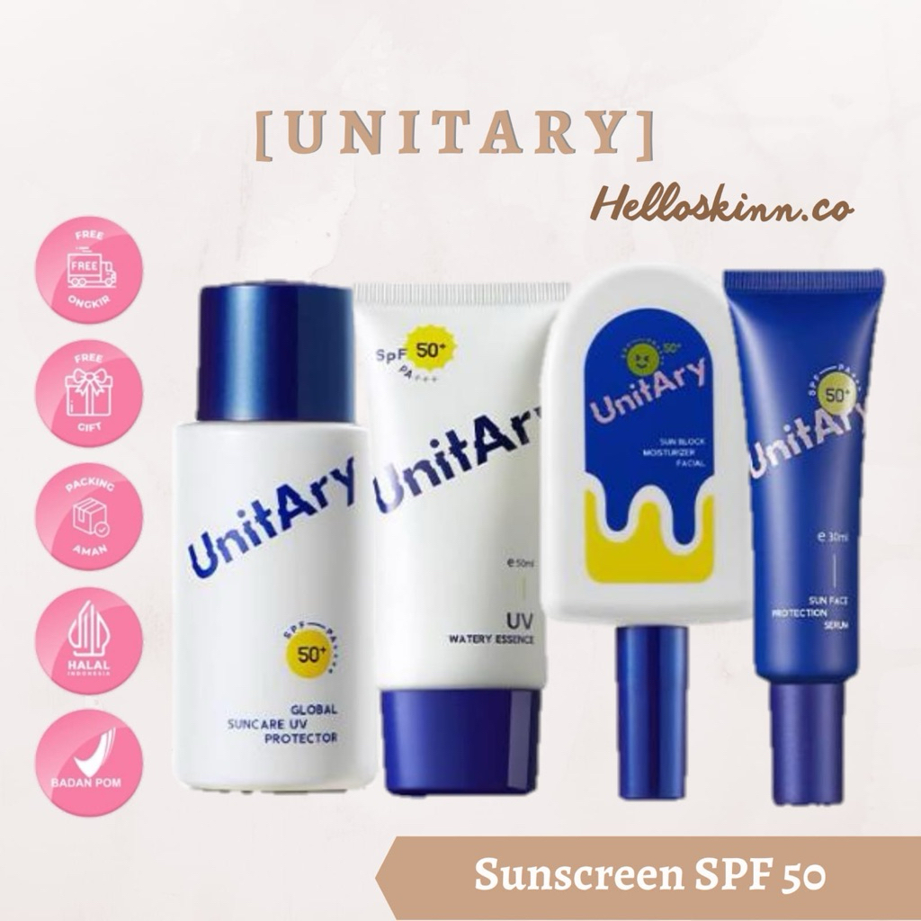 Jual [ READY‼️] BPOM UNITARY SUNSCREEN SPF 50 PA++++ | GLOBAL SUNCARE ...