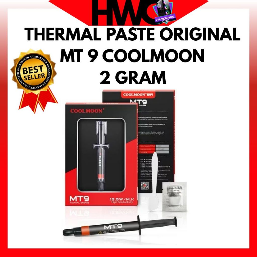 Jual Thermal Paste Coolmoon MT9 Conductive Silicone Grease 13.5W/m.k | Shopee Indonesia