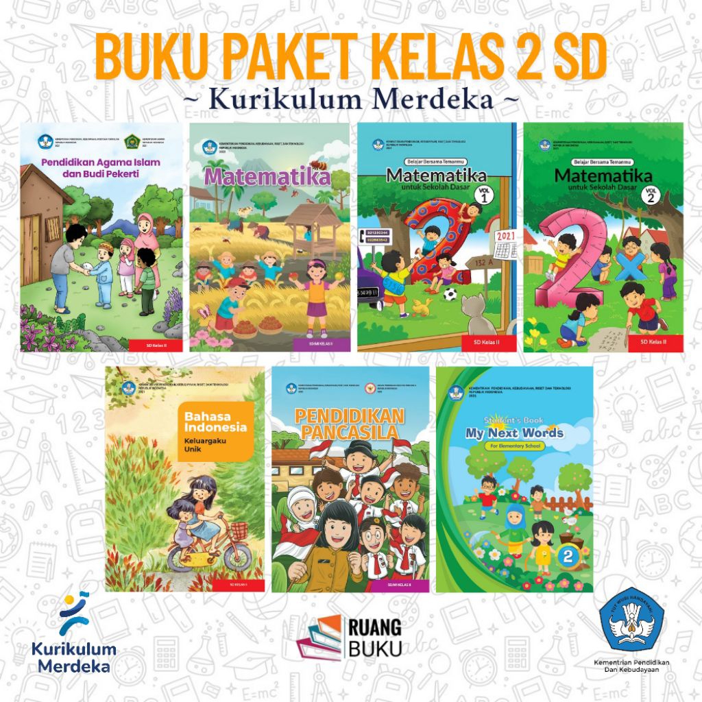 Jual Buku Paket Kelas 2 SD Kurikulum Merdeka | Shopee Indonesia