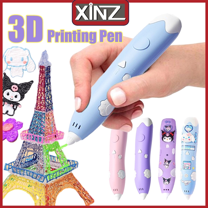 Jual XiNZ 3D Printing Pen Cetak Pen 3D Printer Arts Pen Wireless Pen ...