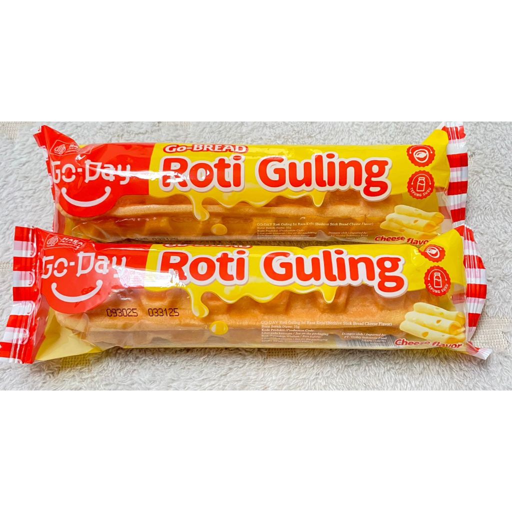 Jual Go-day roti waffle chesee and original | roti guling | PAKET 10 ...