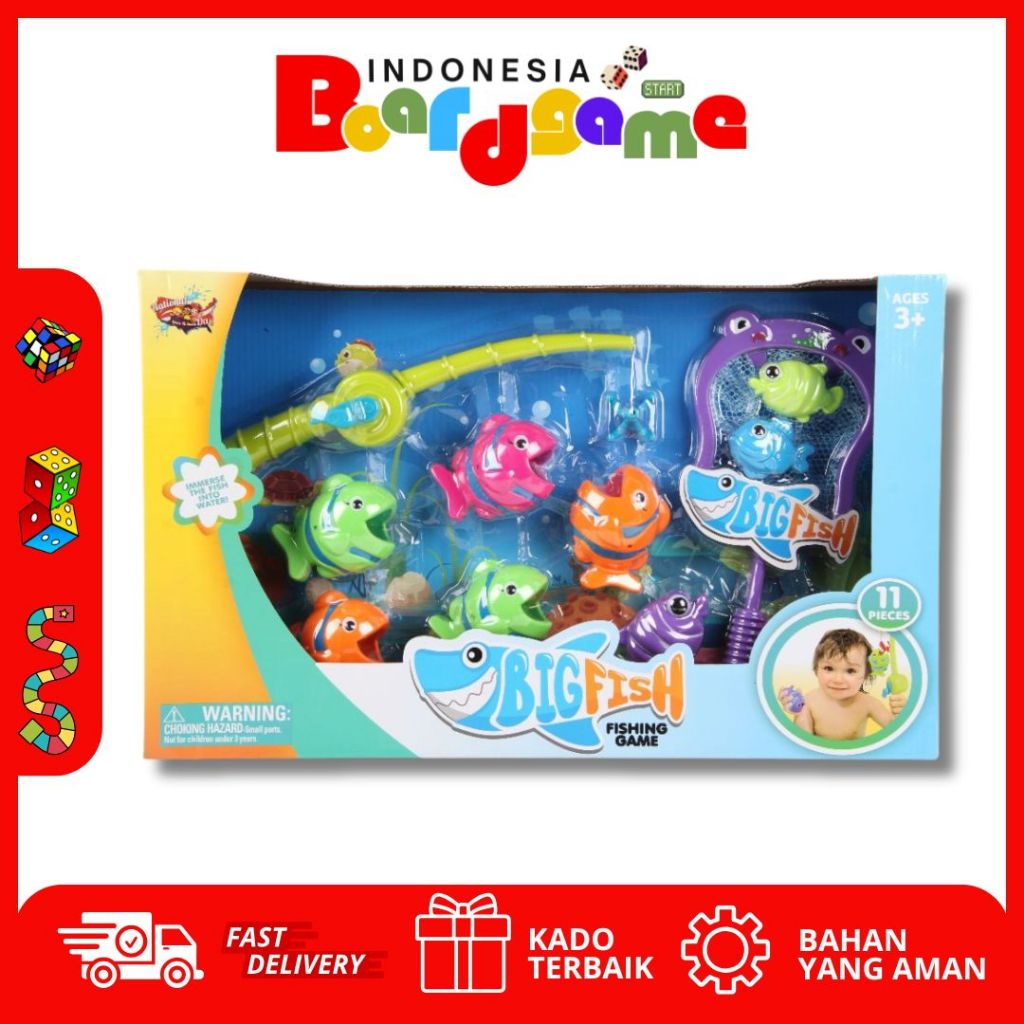 Jual Mainan Fishing Game Big Fish Playset HW19046159 | Shopee Indonesia