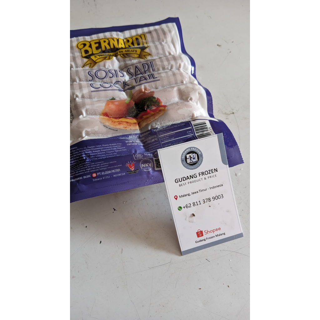 Jual Bernardi Sosis Sapi Cocktail Premium | Shopee Indonesia