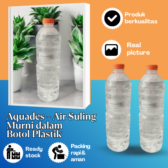 Jual Aquadest 1Liter-Air Suling-Distilled Water-Air Murni | Shopee ...