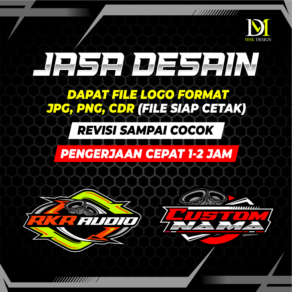 Jual JASA DESAIN LOGO RACING,LOGO BENGKEL,DESAIN LOGO SOUND SISTEM,LOGO ...