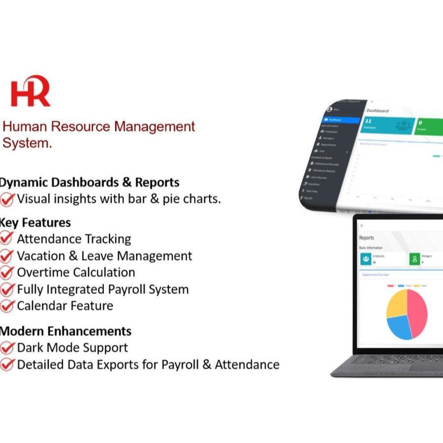 Jual cd source code script aplikasi web php laravel hrm sim hrd - HR Management System - HRM ...