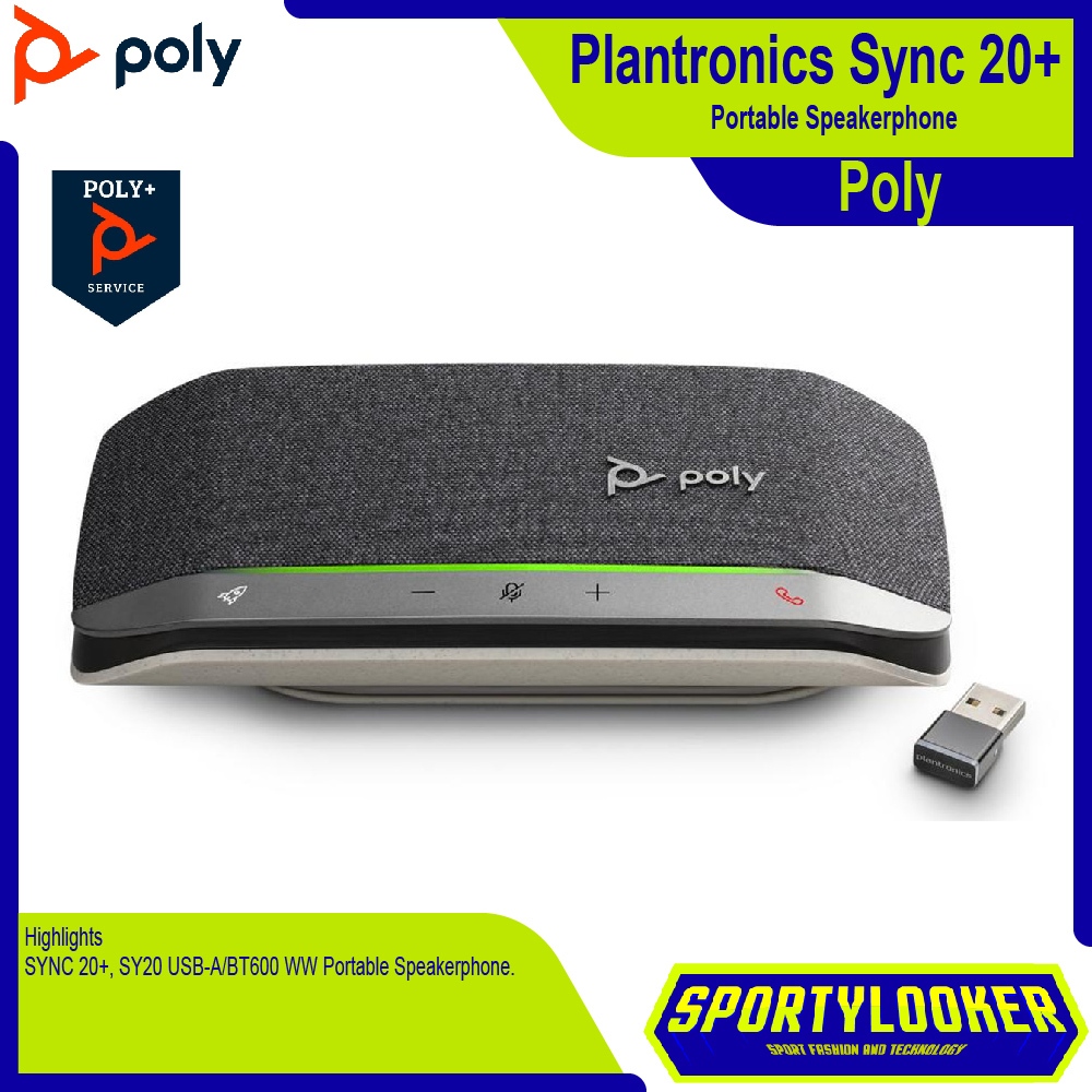 Jual HP POLY Plantronics Sync 20+ SY20-M Portable Speakerphone | Shopee Indonesia