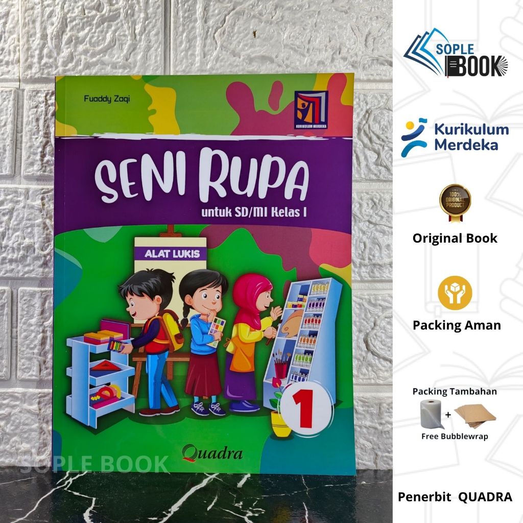 Jual Buku Seni Rupa untuk SD/MI Kelas 1 Quadra Kurikulum Merdeka | Shopee Indonesia