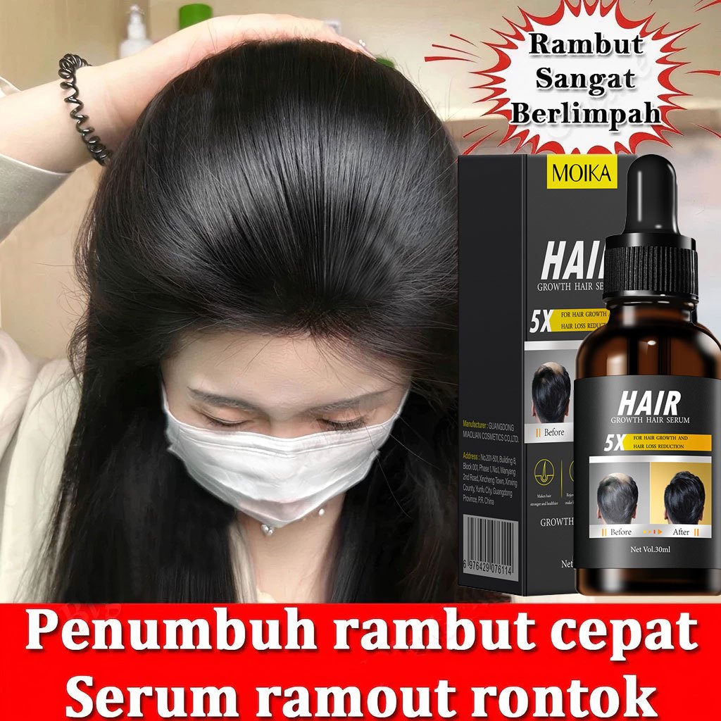 Jual Serum penumbuh rambut 30ml Penumbuh Rambut Cepat Anti Rontok ...