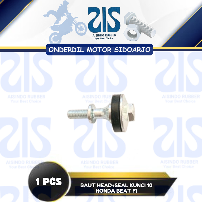 Jual BAUT HEAD+SEAL KUNCI 10 MOTOR HONDA SCOOPY/ BEAT FI/ BLADE/REVO ...