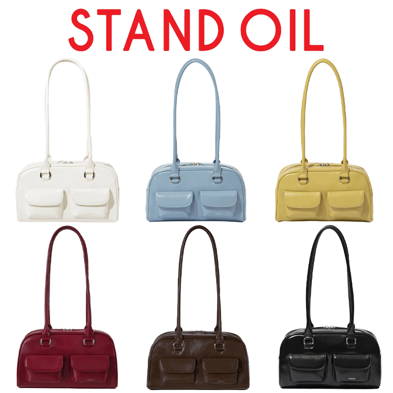 Jual 100% Original STAND OIL Chubby Bag Korea/Glossy Bag/pvc tas wantia ...