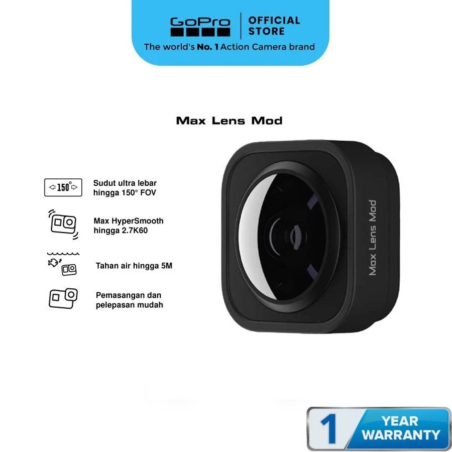 Jual GoPro Max Lens Mod - Garansi Resmi | Shopee Indonesia