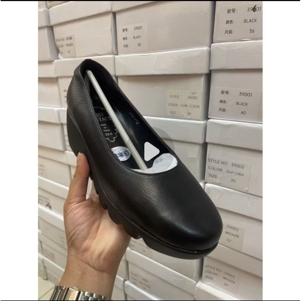 Jual first contact sepatu wanita wedges 5cm made in japan | Shopee ...