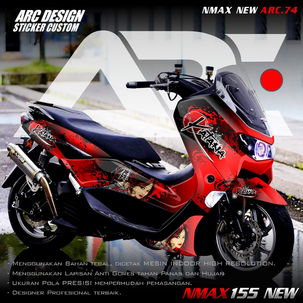 Jual (COD PROMO) TERBARU Decal Sticker Yamaha Nmax 155 New 2020 2021 ...