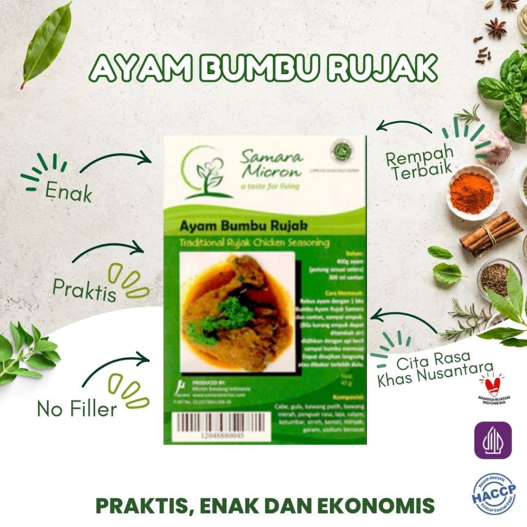 Jual Bumbu Racik Samara Micron - Bumbu Ayam Bumbu Rujak - Bumbu Instan ...