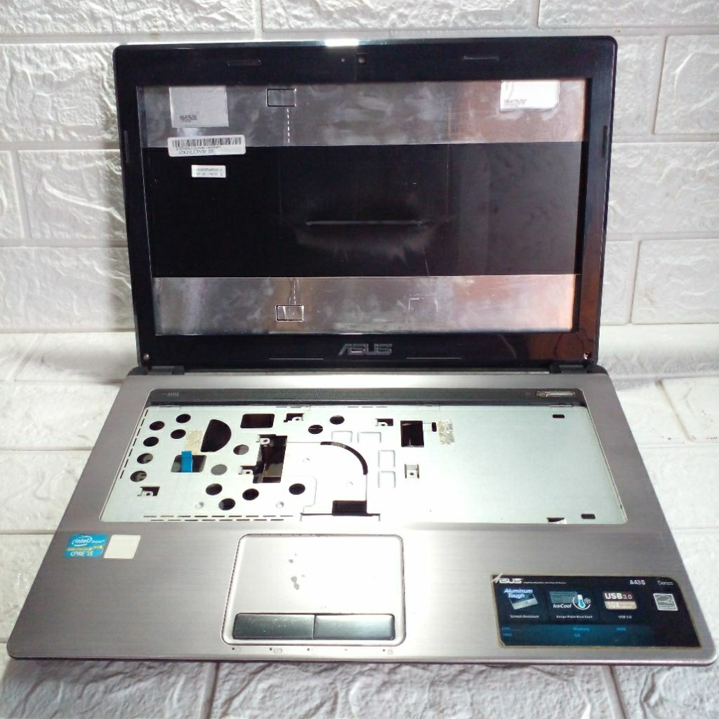 Jual Casing body kesing case asus a43s series a43sa k43s k43sa ori non ...