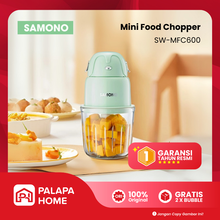 Jual Samono Mini Chopper Kaca 600ml SW-MFC600 Penguin | Blender MPASI ...