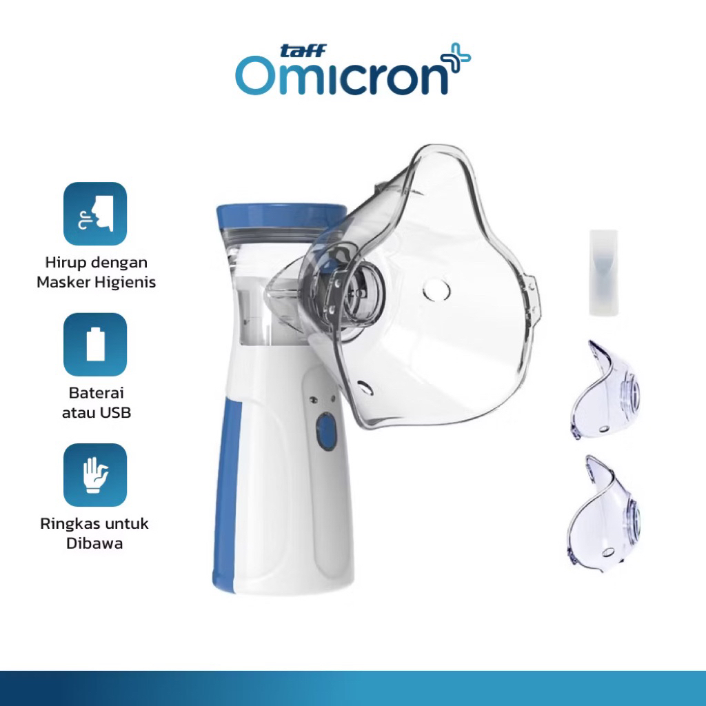 Jual MESH NEBULIZER PORTABLE USB DAN BATERAI NEBULISER PORTABEL ALAT ...