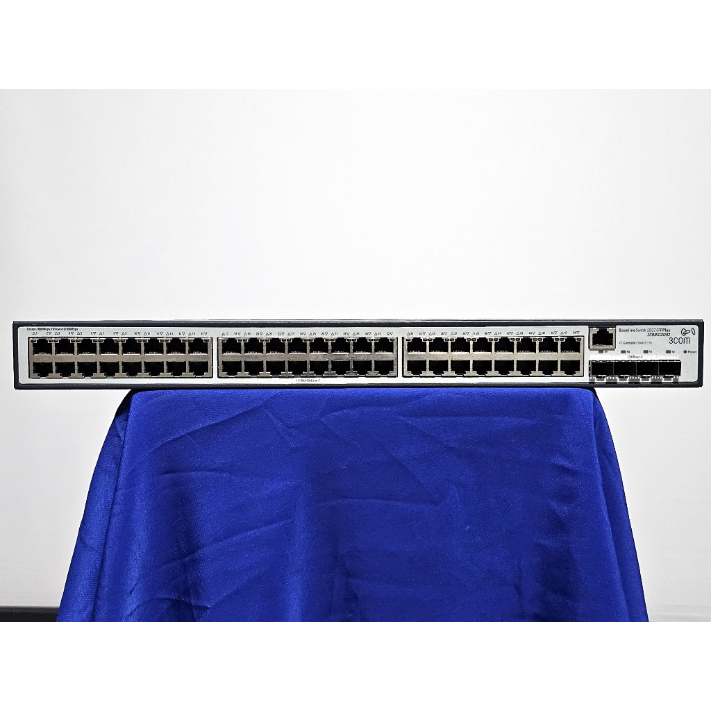 Jual Switch Hub 3Com Baseline 2952 SFP Plus 48 Port Gigabit Web Based ...