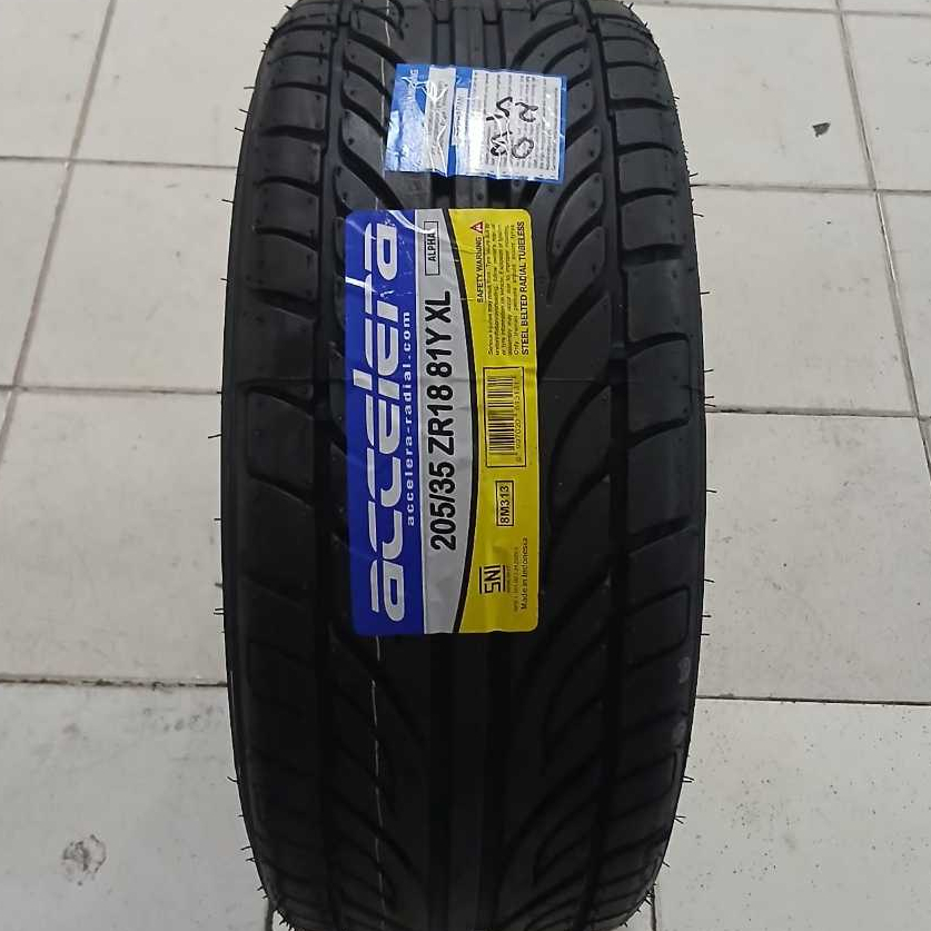 Jual ban mobil 205/35 R18 accelera alpha ban tubles | Shopee Indonesia
