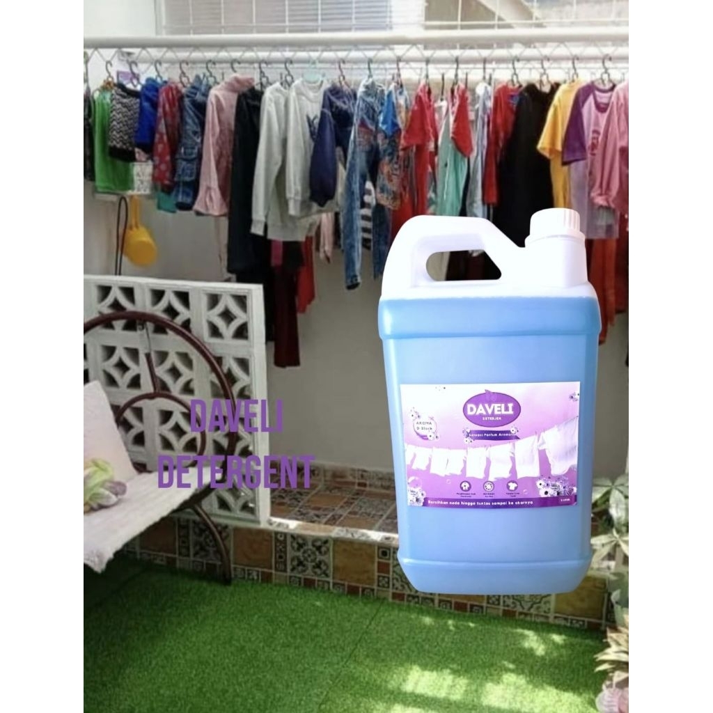 Jual Detergen Laundry dan Rumah 5 Liter Daveli | Shopee Indonesia