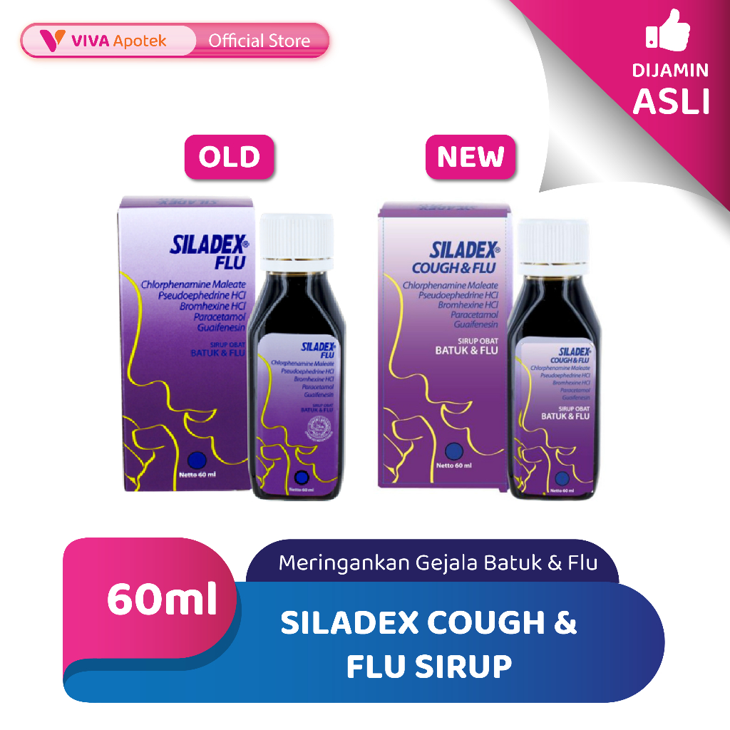 Jual Siladex Cough & Flu Sirup Meringankan Gejala Batuk & Flu (60 ml ...