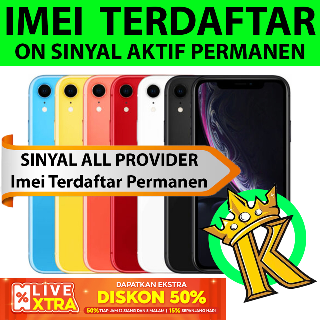 Jual BC IP XR Beacukai Sinyal Permanen Terdaftar IP XR 64GB XR 128GB XR ...