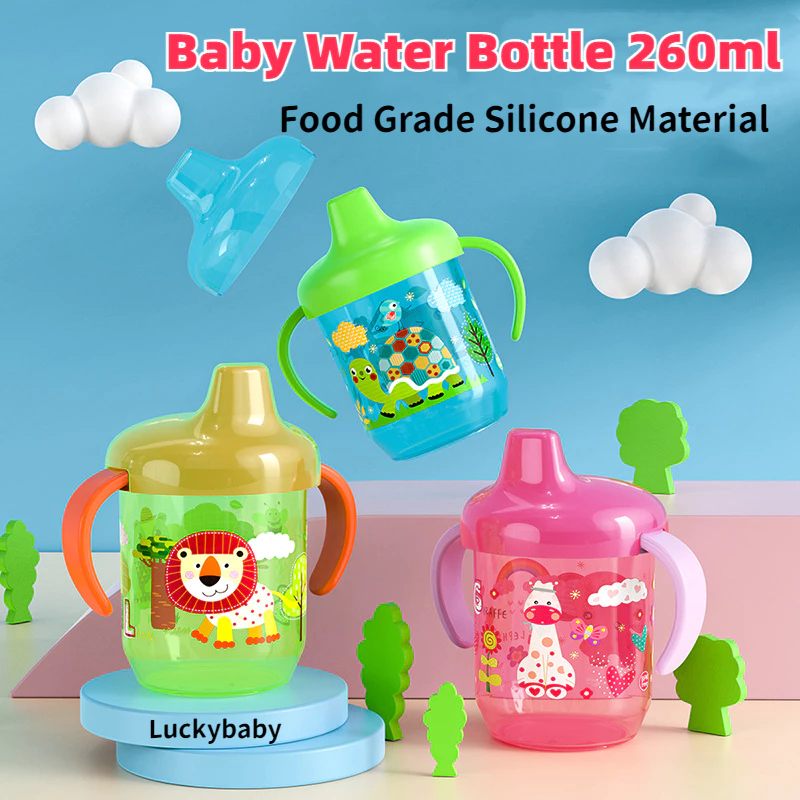 Jual Botol Minum Anak Bayi Training Cup / Sippy Cup 260 ml Karakter Minum Bayi 6 Bulan Mpasi ...